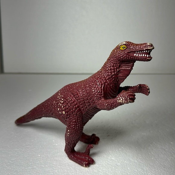 Toys | Vintage 9s Pvc Toy Dinosaur Figure Red Tyrannosaurus Rex T ...